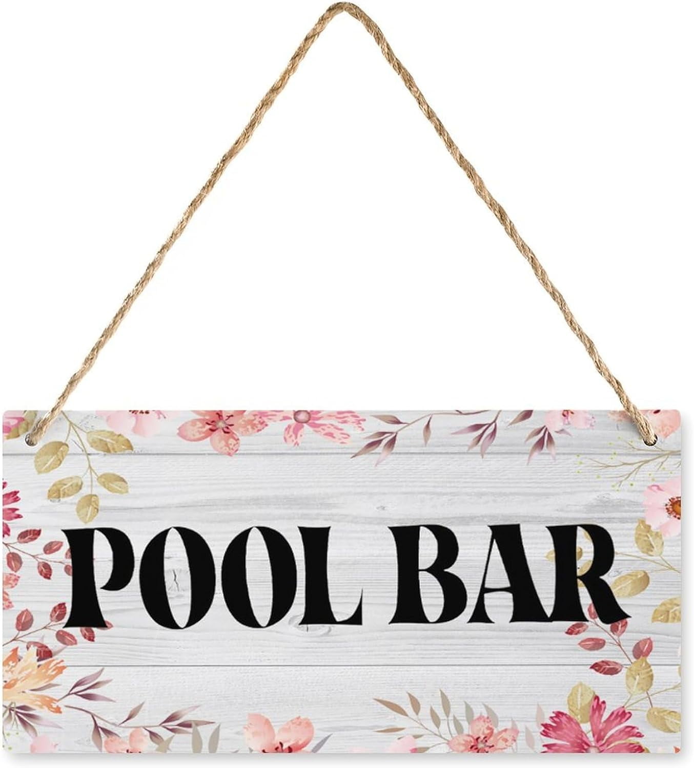 Wood Hanging Decor Sign Pool Bar Sign.Farmhouse Decor. Pool Decor For ...