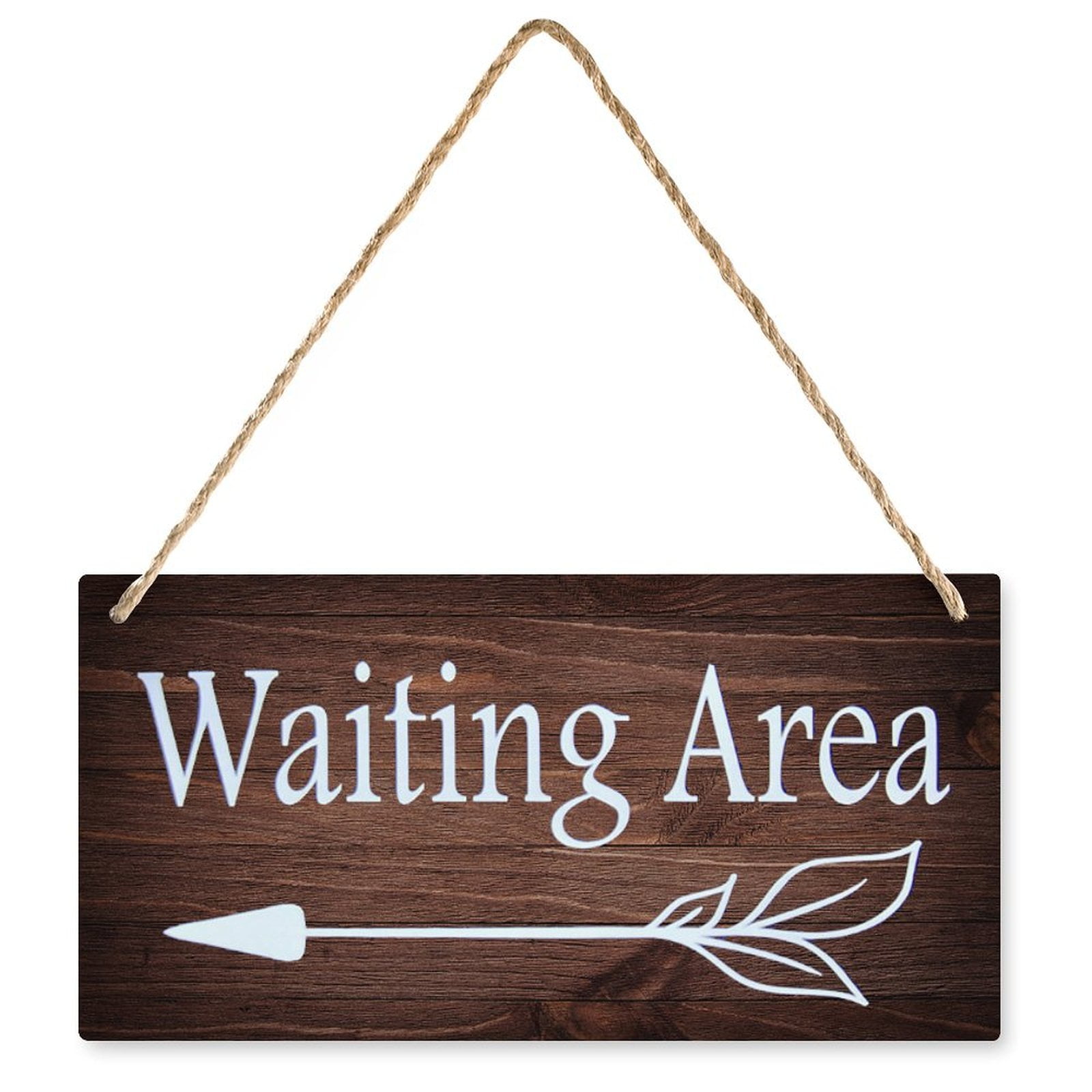 Wood Hanging Decor Sign Waiting Area Sign Directional Arrow Wood Sign ...