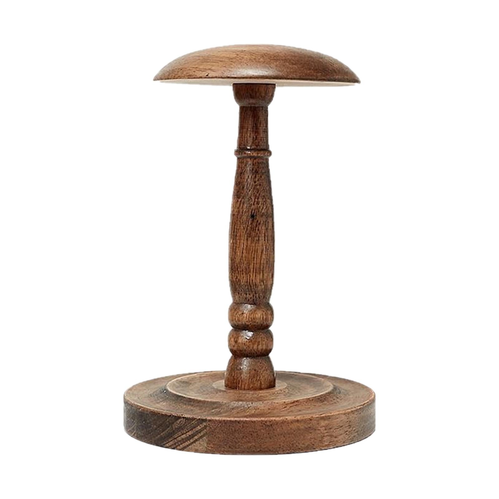 Wood Hat Stand Ball Cap Display Holder Display, Jewelry Display Riser ...