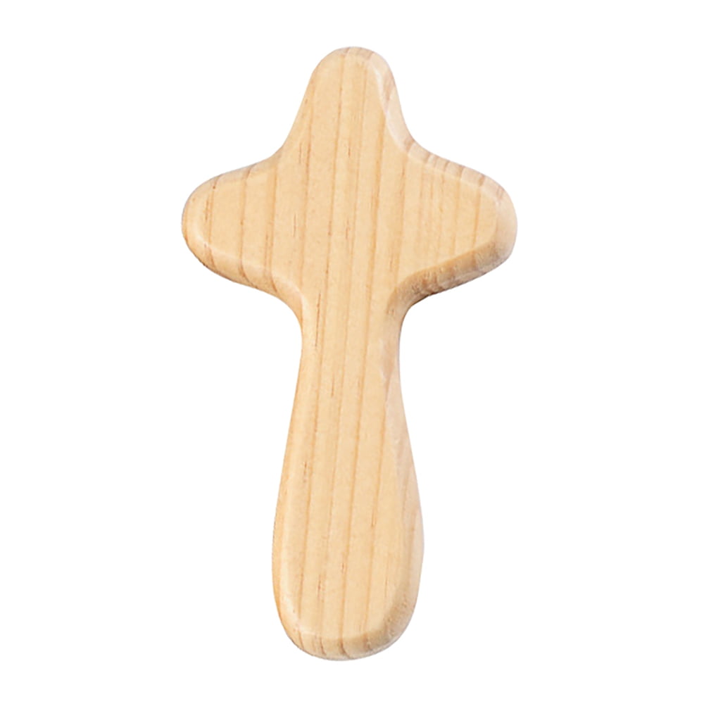 Wood Holding Hand Palm Comfort Cross, Prayer Comfort Handheld Wooden ...