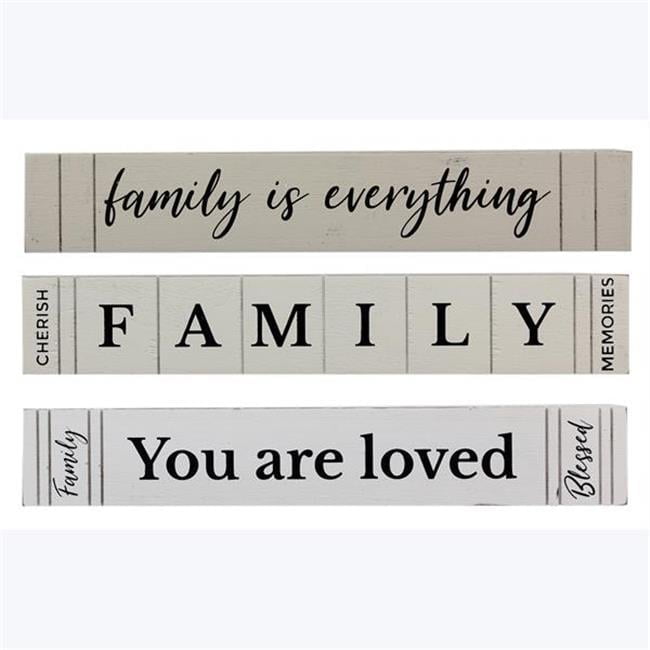 Wood Home Wall & Tabletop Faux Book Blocks, Assorted Color - 3 Piece ...