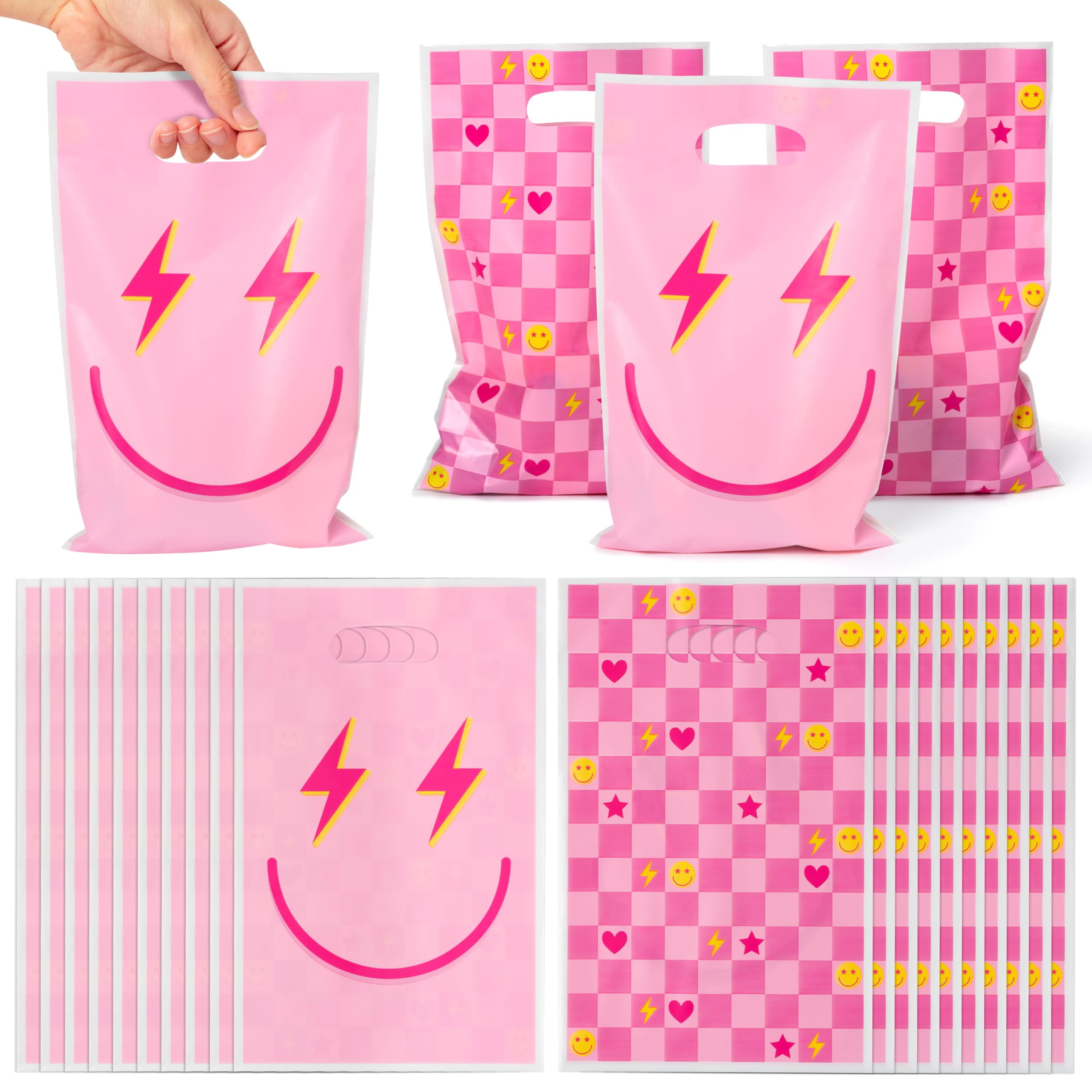 Wood Homing 50PCS Smile IFF17 Face Party Favor for Kids Preppy Theme ...