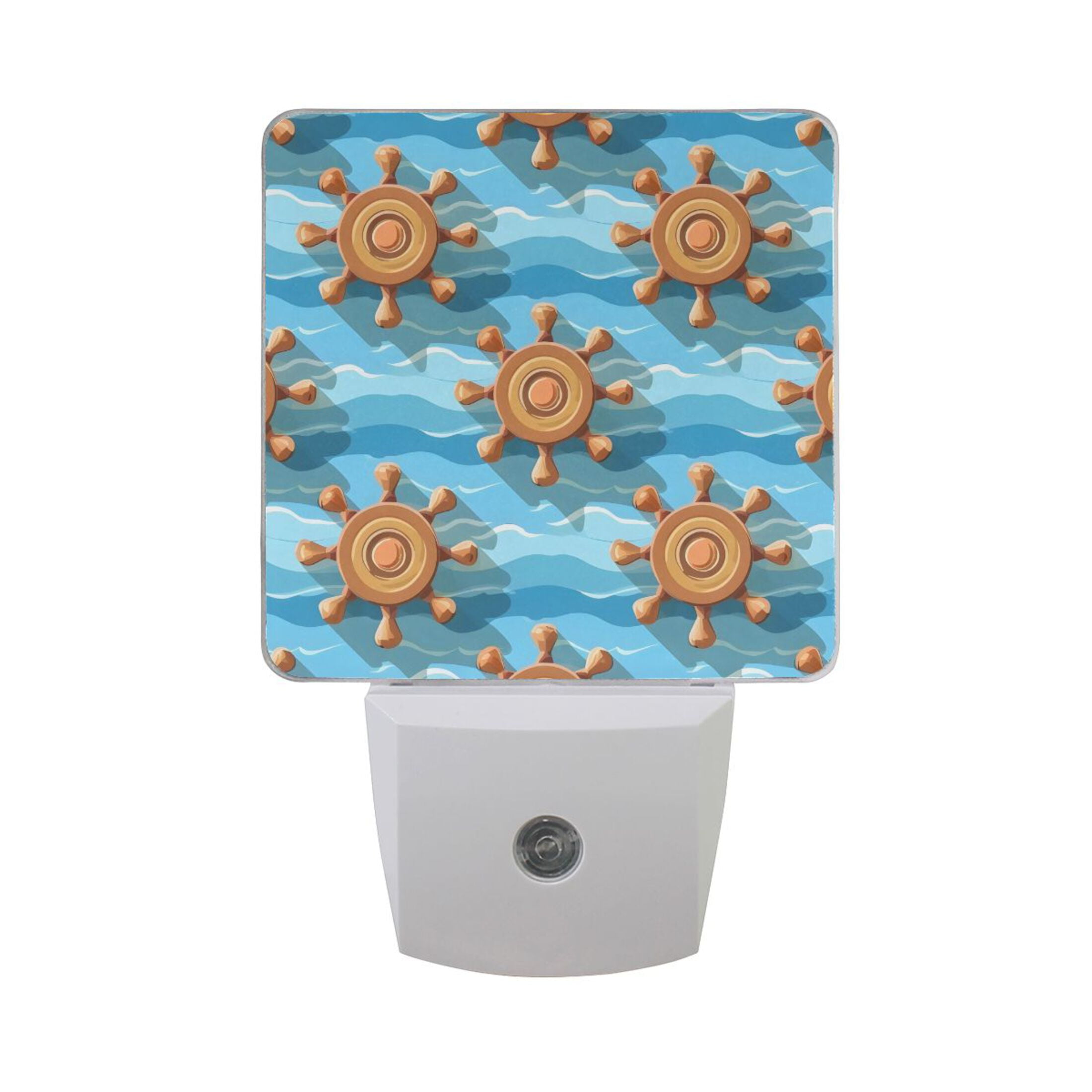 Wood Hoods and Wave Night Light 2 Pack LED Nightlight Plug into Wall ...