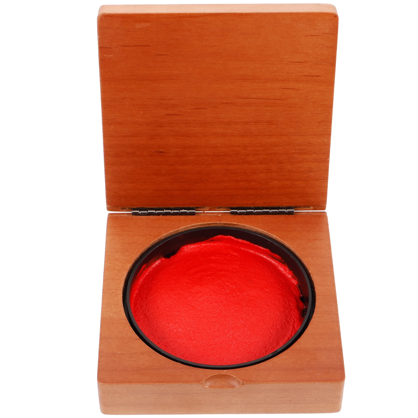 Wood Inkpad Packing Box Stamp Inkpad Storage Case Portable Calligraphy ...