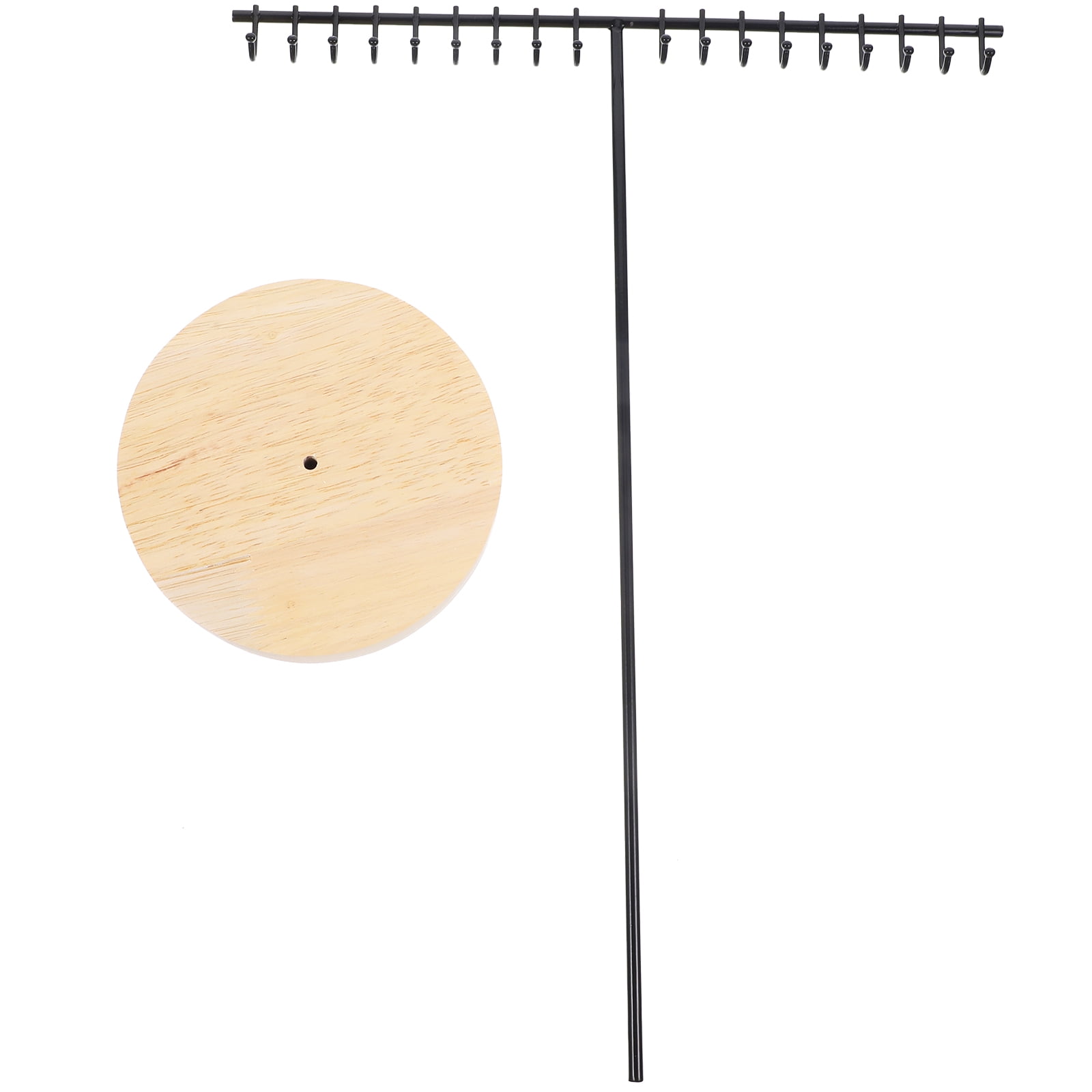 Wood Iron Jewelery Organzer Earring Support Jewelry Display Stand ...