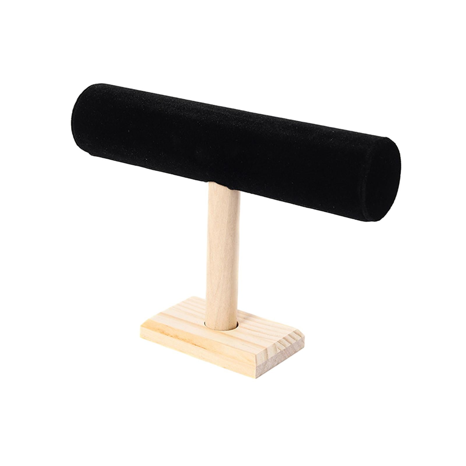 Wood Jewelry Bracelet Display Stand Bangles Holder Single Tier ...