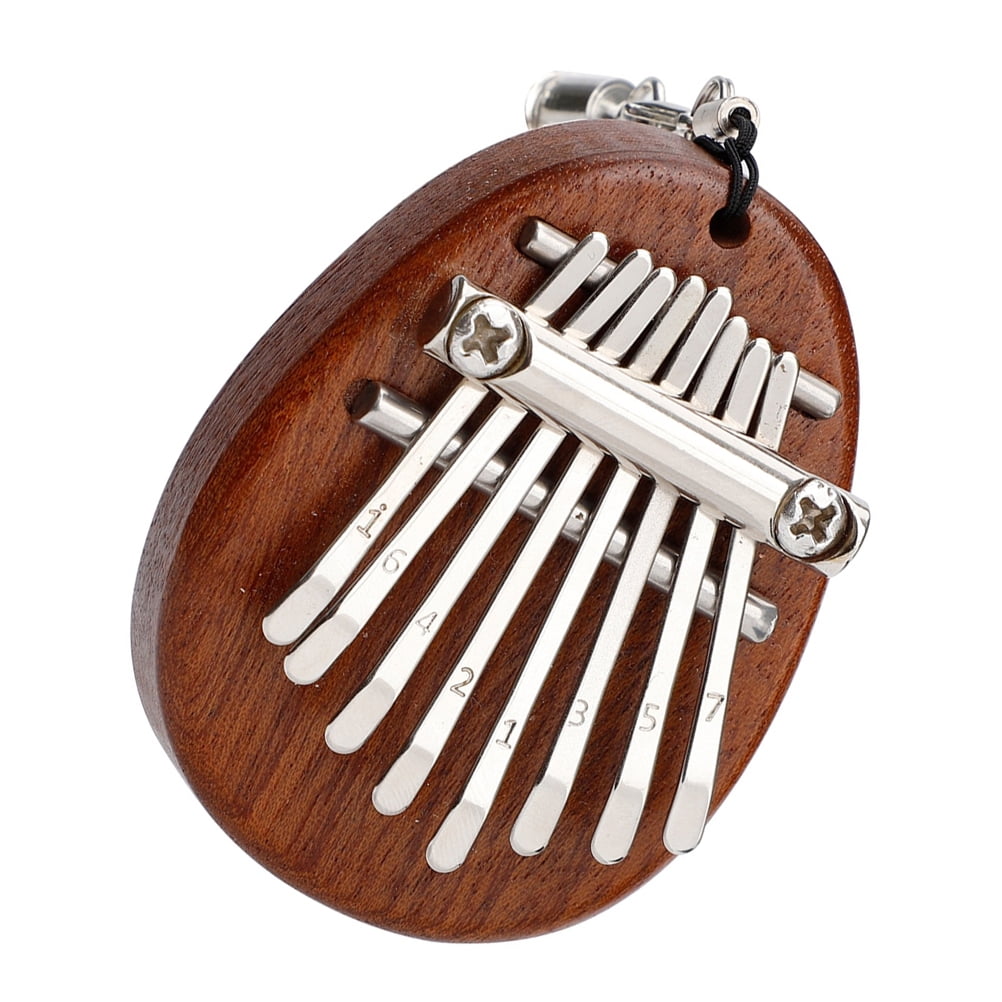 Wood Kalimba 8 Keys Lovely Shape Thumb Piano for Kids Beginner Wood ...