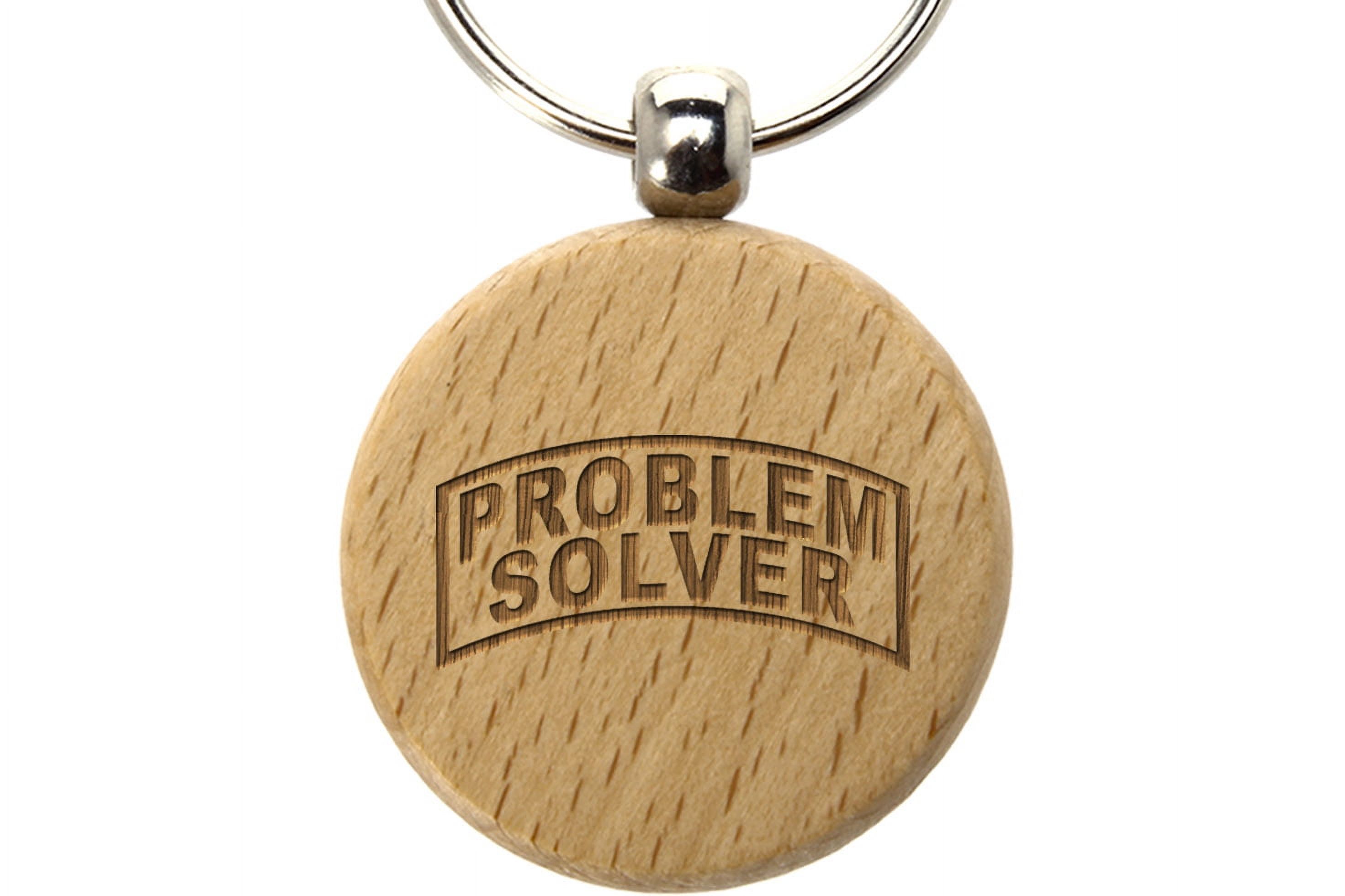 Wood Keychain Custom USA Engravings by NDZ Performance, Circle Problem ...