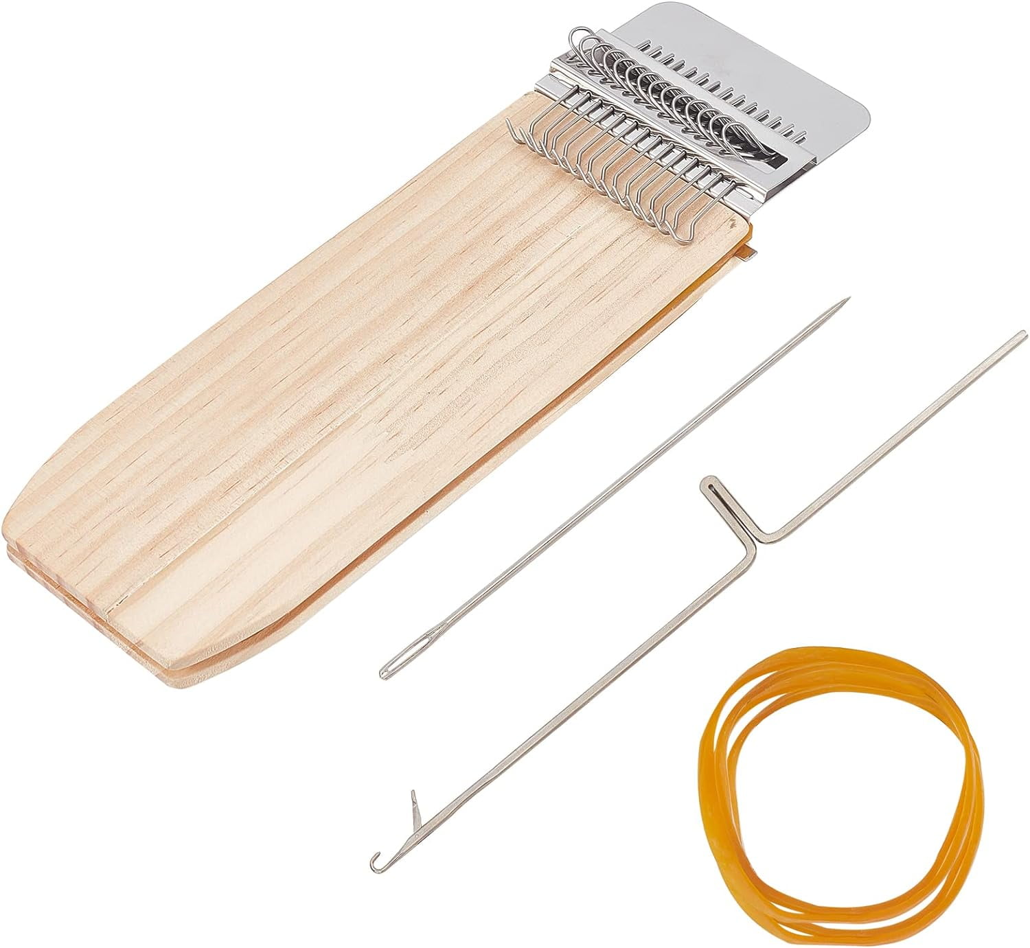 Wood Knitting Looms Wooden Weaving Frame Loom Mini Household Mending ...