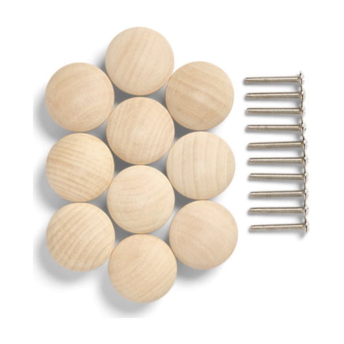 Mainstays Wood Knobs for Cabinet Replacements, DIY, Home, Hanging ...
