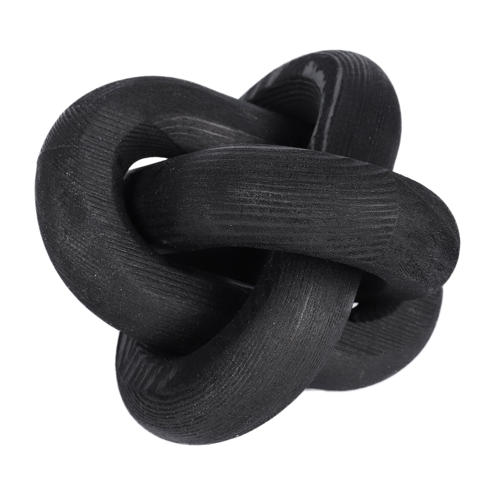 Wood Knot Chain Link Decor - 3 Link Boho Wooden Hand Carved Decorative ...