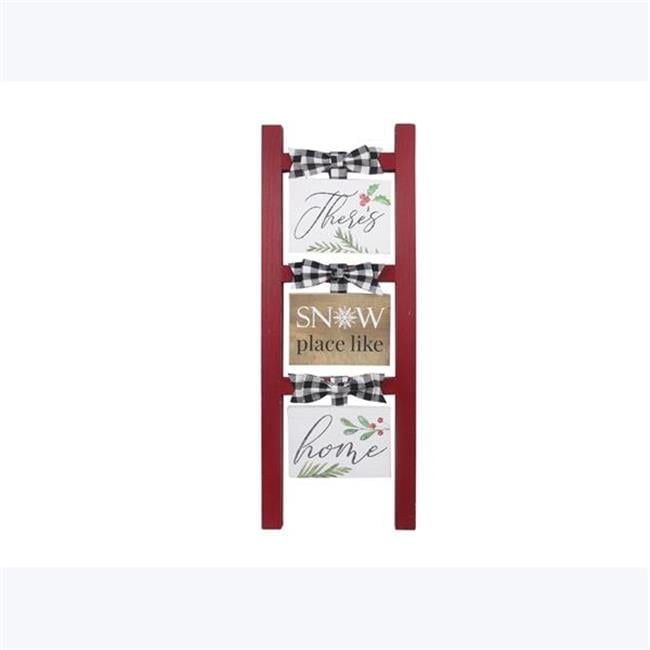 Wood Ladder Leaning & Wall Sign - Walmart.com