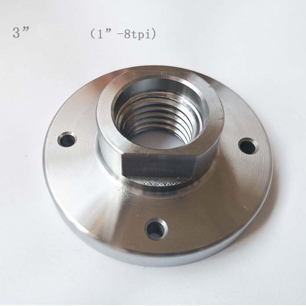 Wood Lathe Face Plate Fit 1-8Tpi Thread Turning Machine Chuck Flange ...