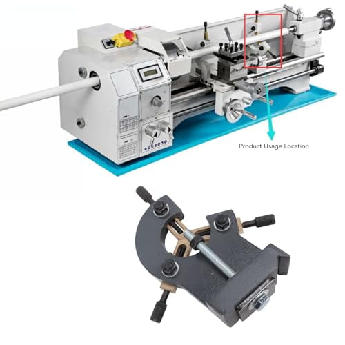 Wood Lathe Steady Rest, Lathe Center Rest Fixed Mini Wood Lathe Stand ...