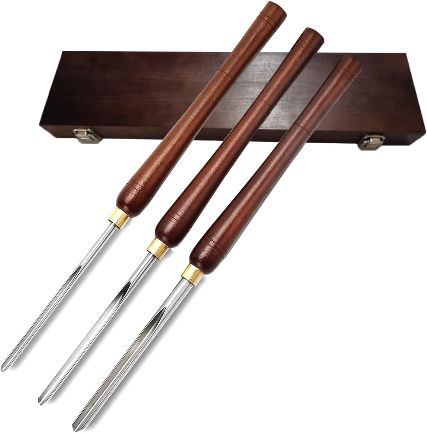 Wood Lathe Turning Tools With HSS Blade And Wooden Storage Case,Bowl ...