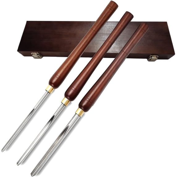 Wood Lathe Turning Tools With HSS Blade And Wooden Storage Case,Bowl ...