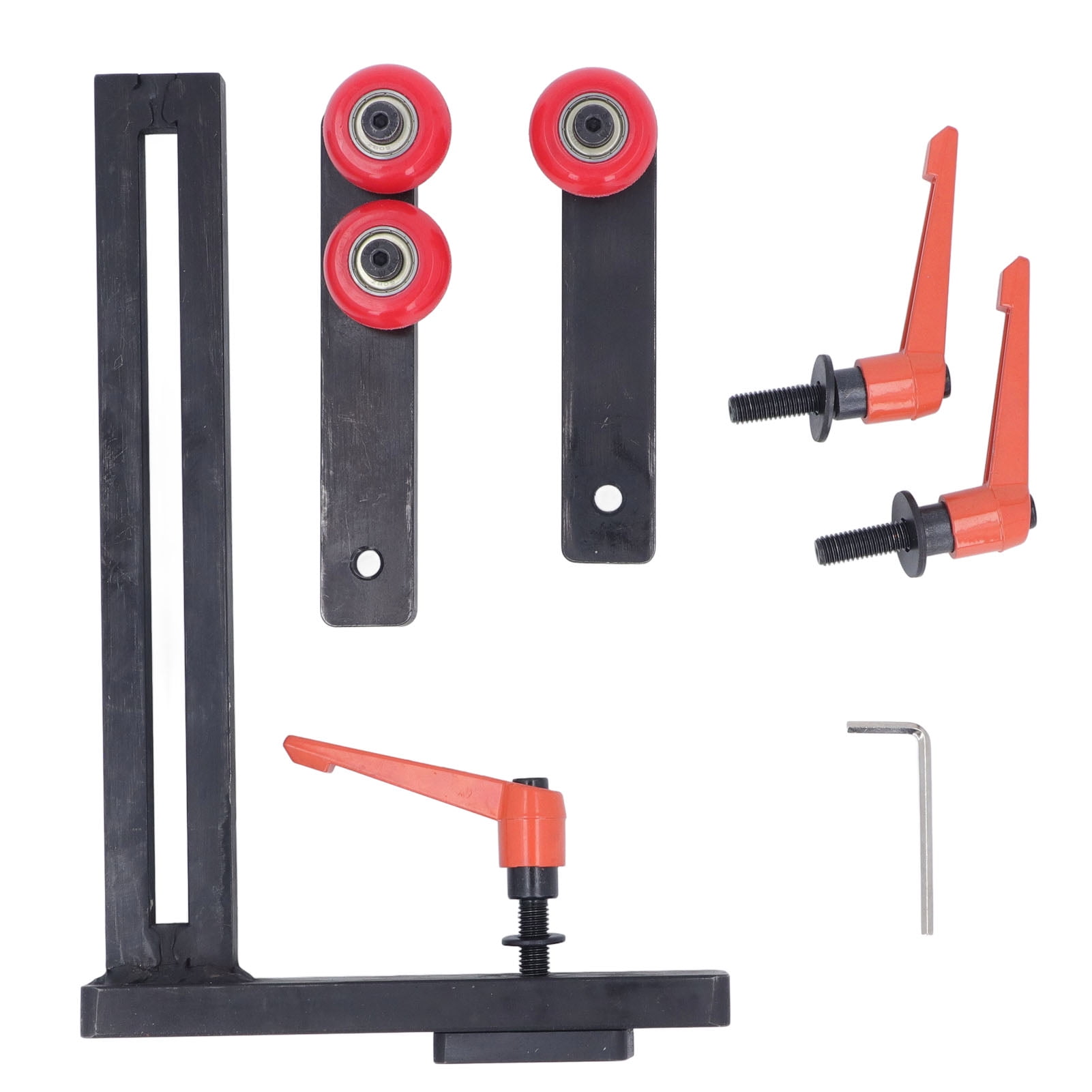 Wood Lathe with Steady Rest, L-Shape Height Adjustable, Cast Iron ...