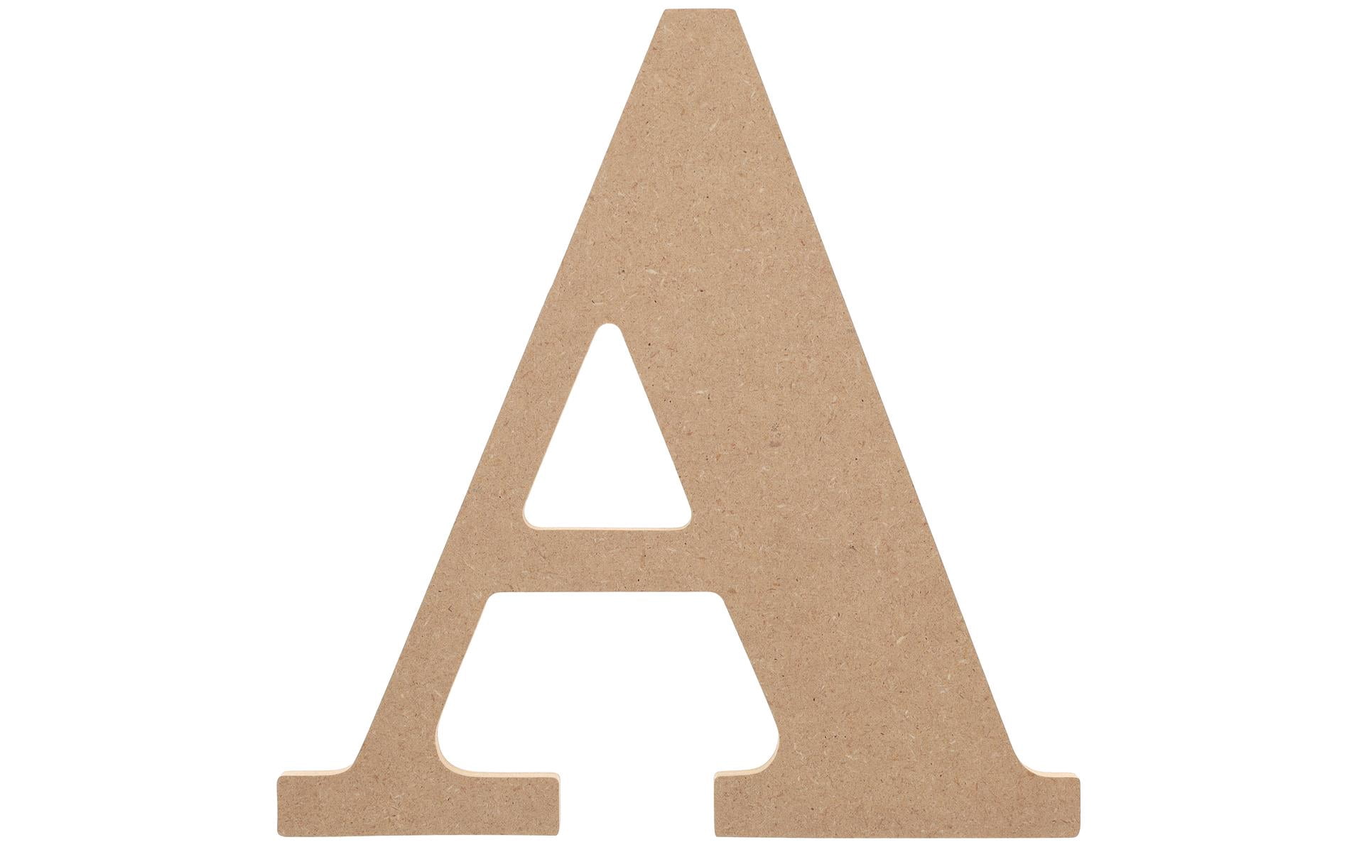 Essentials By Leisure Arts Wood Letter 'A', 8" – Wooden Alphabet ...