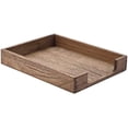 Wood Letter-Size Tray Single-Tier(TP-DBR)- Wooden Tones Collection ...