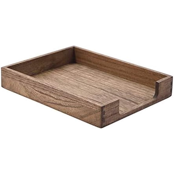 Wood Letter-Size Tray Single-Tier(TP-DBR)- Wooden Tones Collection ...