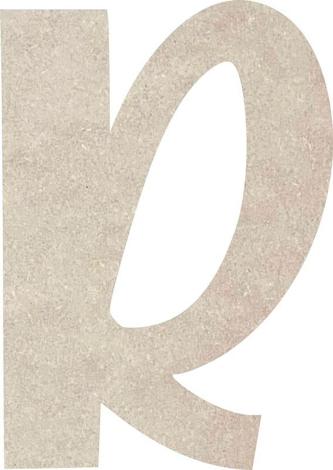 Wood Letters A-Z, Blank DIY 18'' Icebold R, DIY Paintable Craft ...