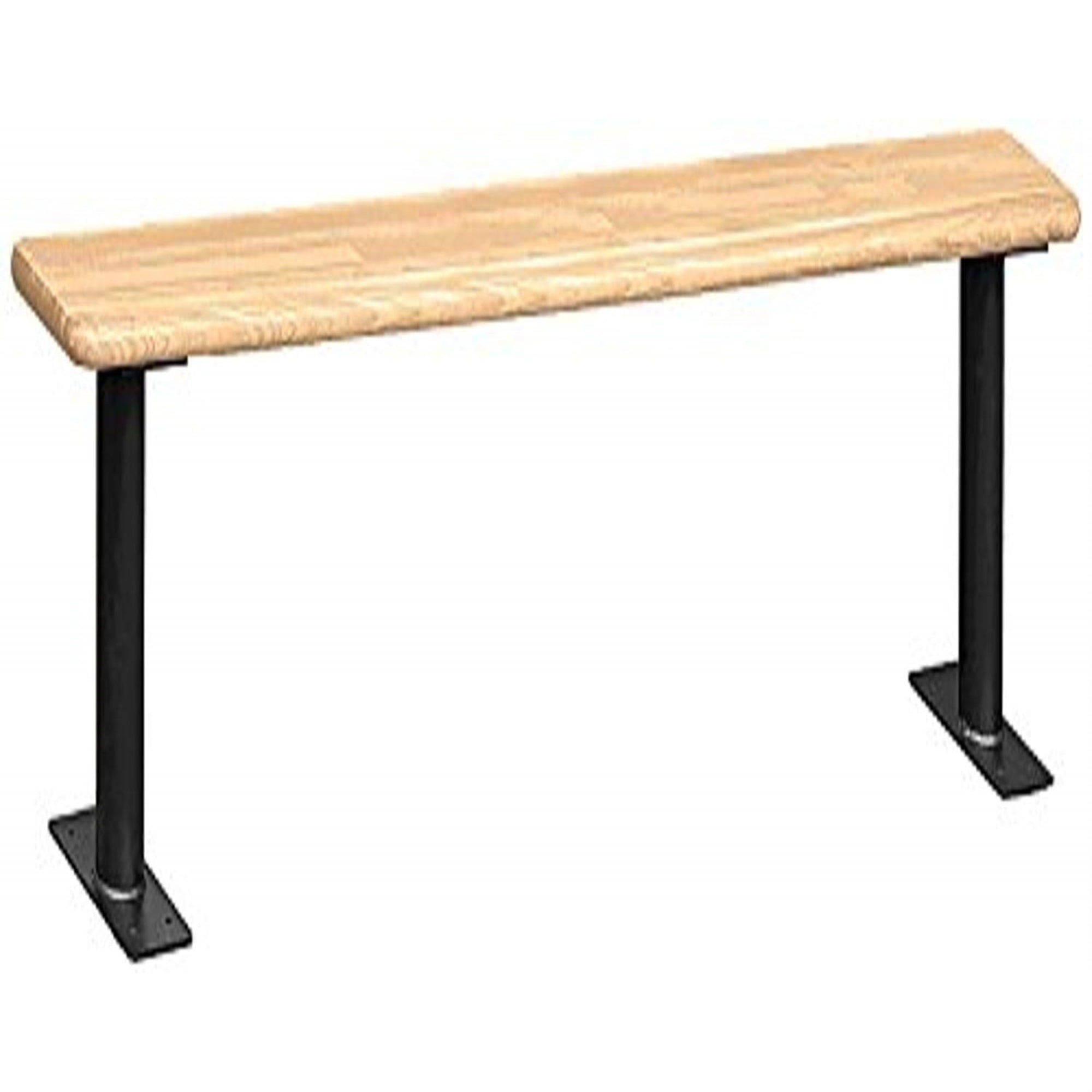 Wood Locker Bench - 72 Inches - Light Finish - Walmart.com