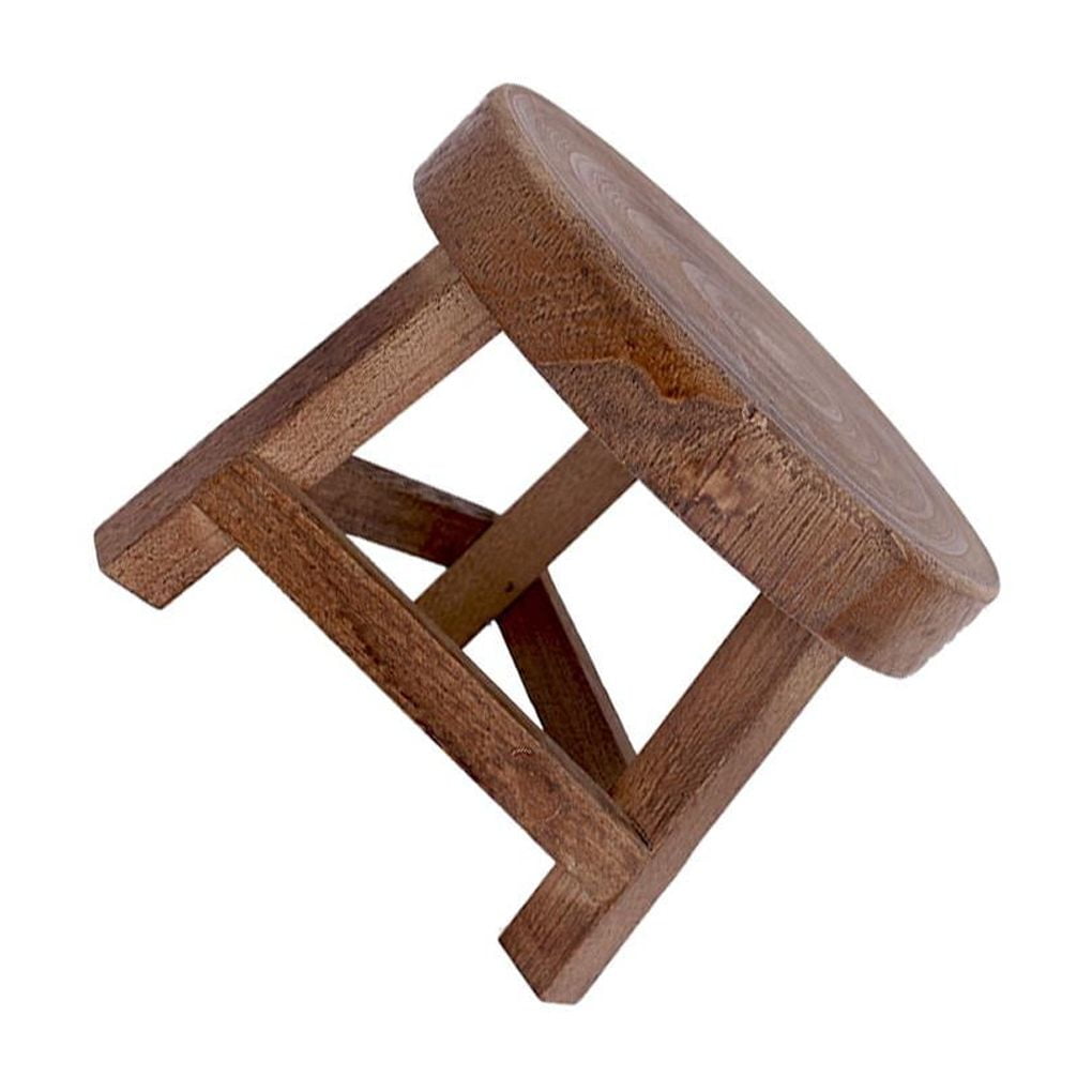 Wood Low Stools Small Bench Plant Stand Indoor Outdoor er Pot Holder ...