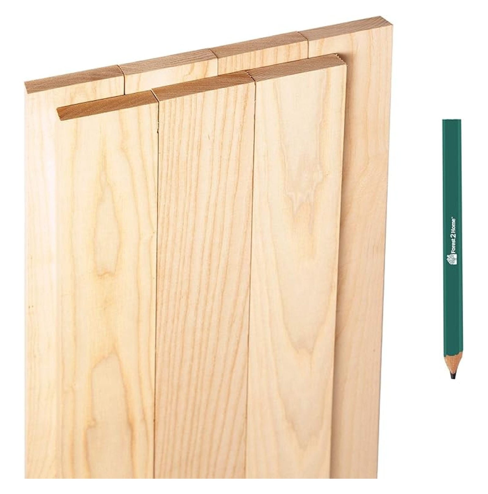 Wood Lumber Bundle - 1 X 3 X 24 inches - 7 Board Pack - Kiln Dried ...