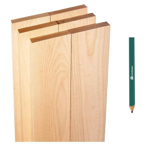 Wood Lumber Bundle - 1 X 4 X 24 inches - 6 Board Pack - Kiln Dried ...