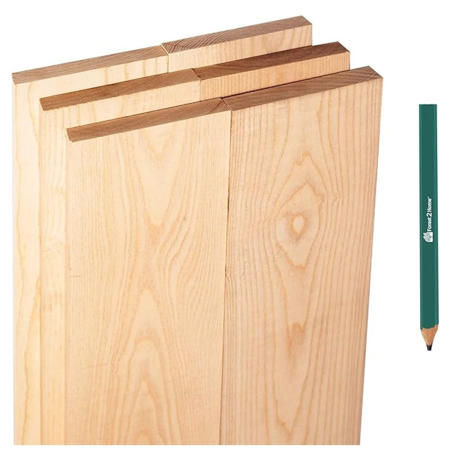 Wood Lumber Bundle - 1 X 6 X 24 inches - 6 Board Pack - Kiln Dried ...