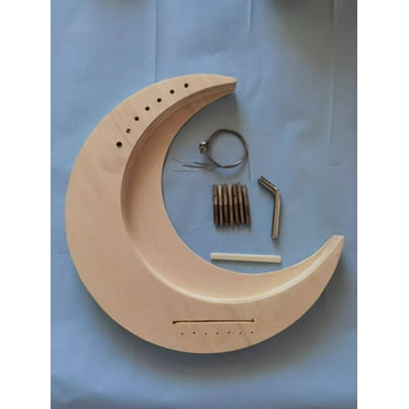 1:12 Wooden Harp with 8-Strings and Storage Case Instrument Model Any ...