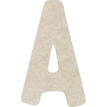 Wood MDF Letter R, Craft Alphabet 2'' Small Home Décor, Motherburger ...