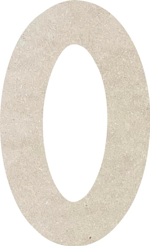 Wood MDF Letter O, Craft Alphabet 22'' Small Home Décor, Rawles ...