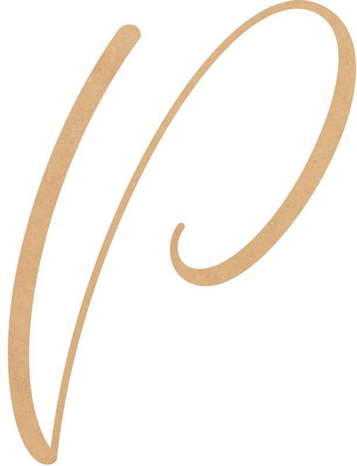 Wood MDF Letter P, Craft Alphabet 22'' Small Home Décor, Bellany ...