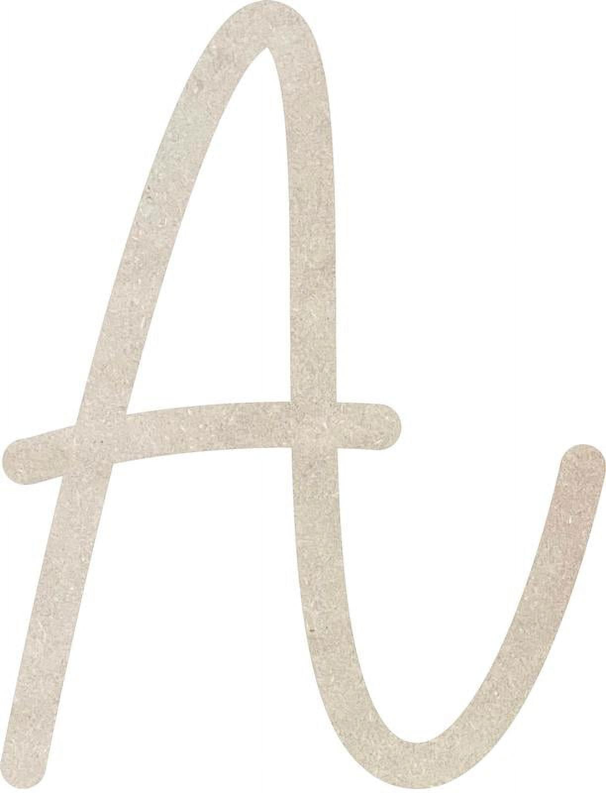 Wood MDF Letters A-Z, Blank DIY 18'' Baleno Font A, DIY Paintable Craft ...