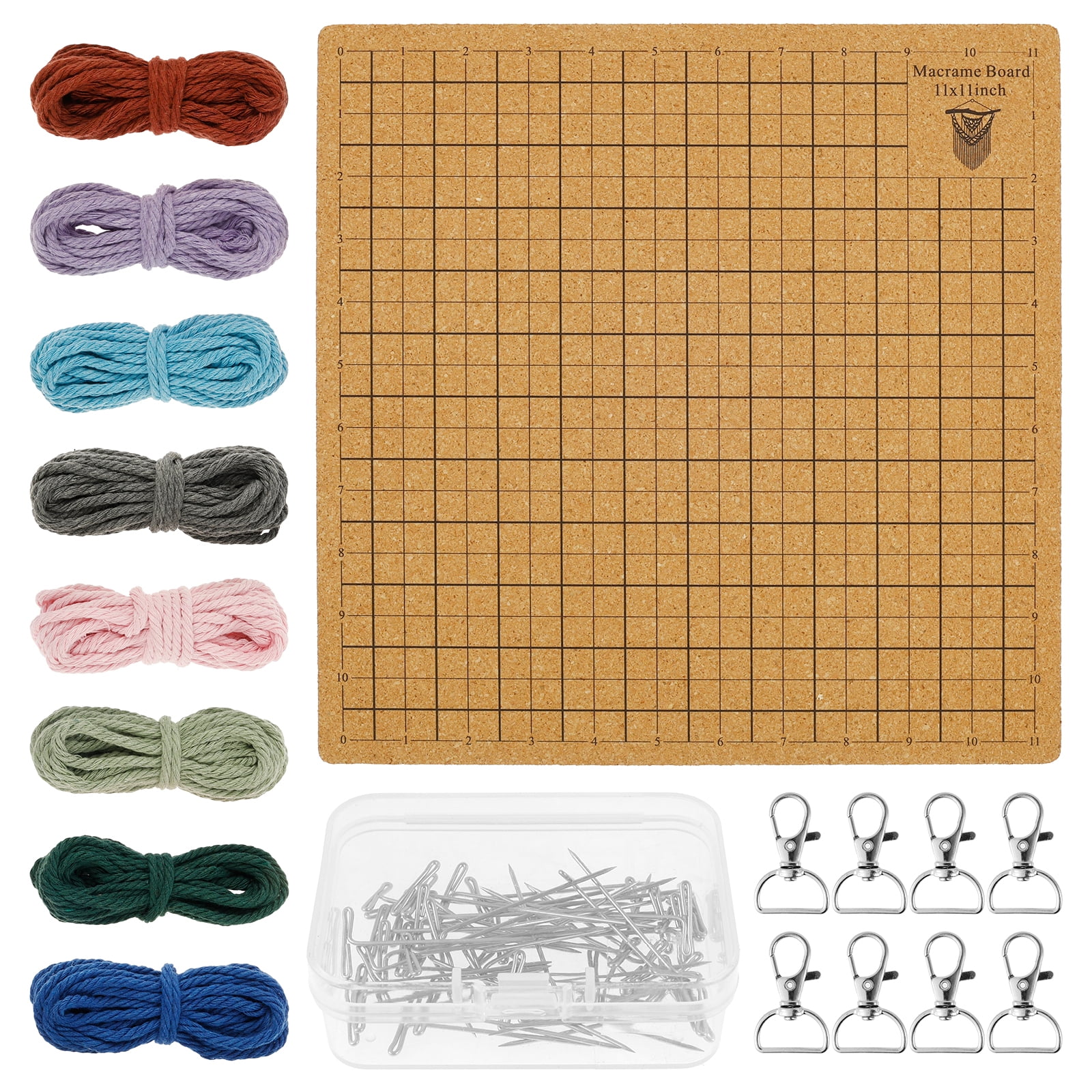 Wood Macrame Board Set Easy to Weave Macrame Tool Supplies Good ...