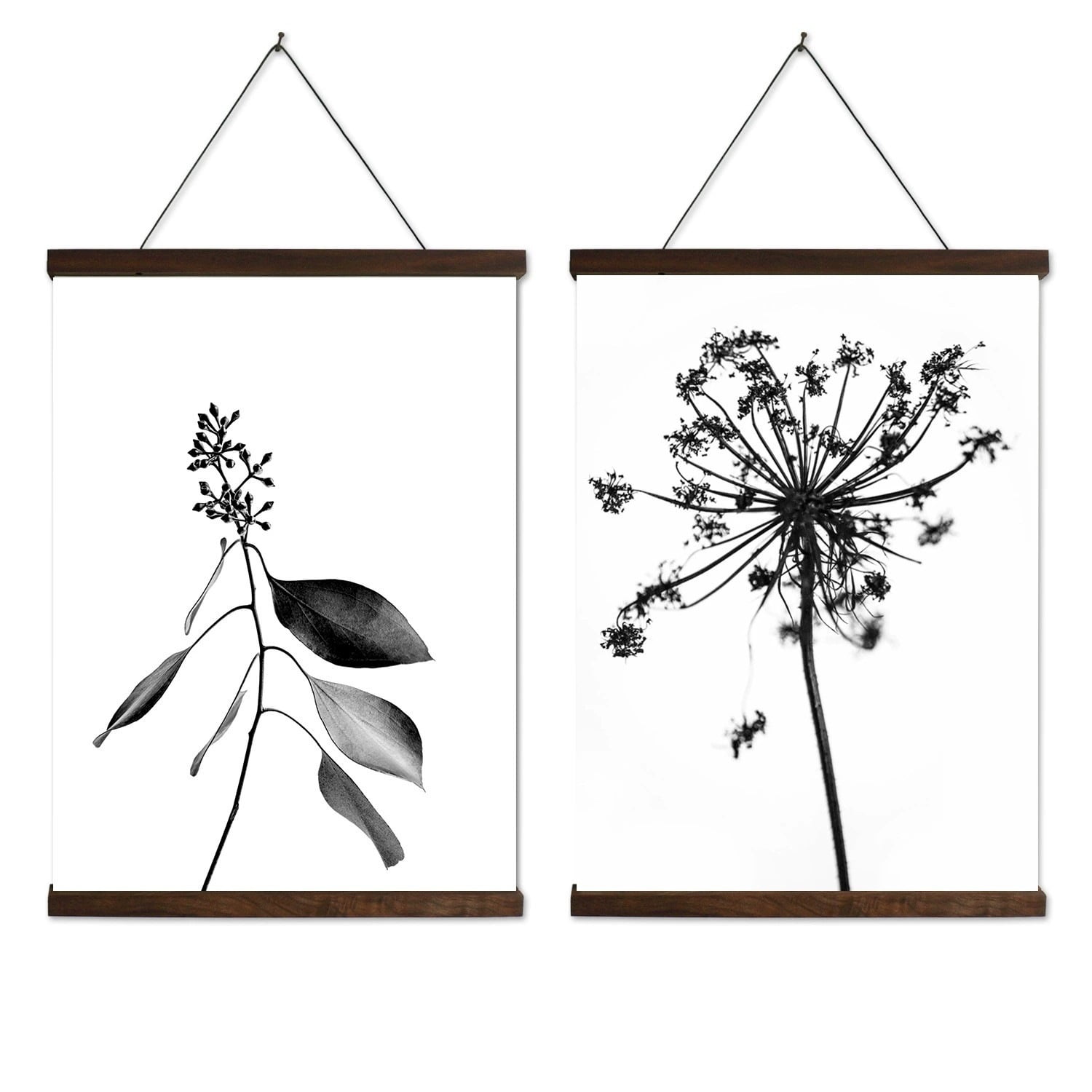 Wood Magnetic Hanging Shaft Calendar Painting Core Hanging Hanging Pole ...