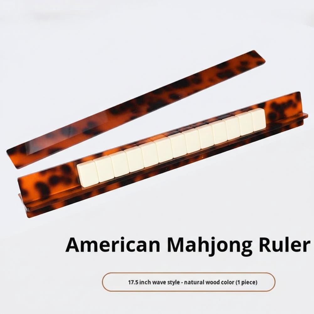 Wood Mahjong Racks with Scalloped Magnetic Pushers – Set of 4 Ayous ...