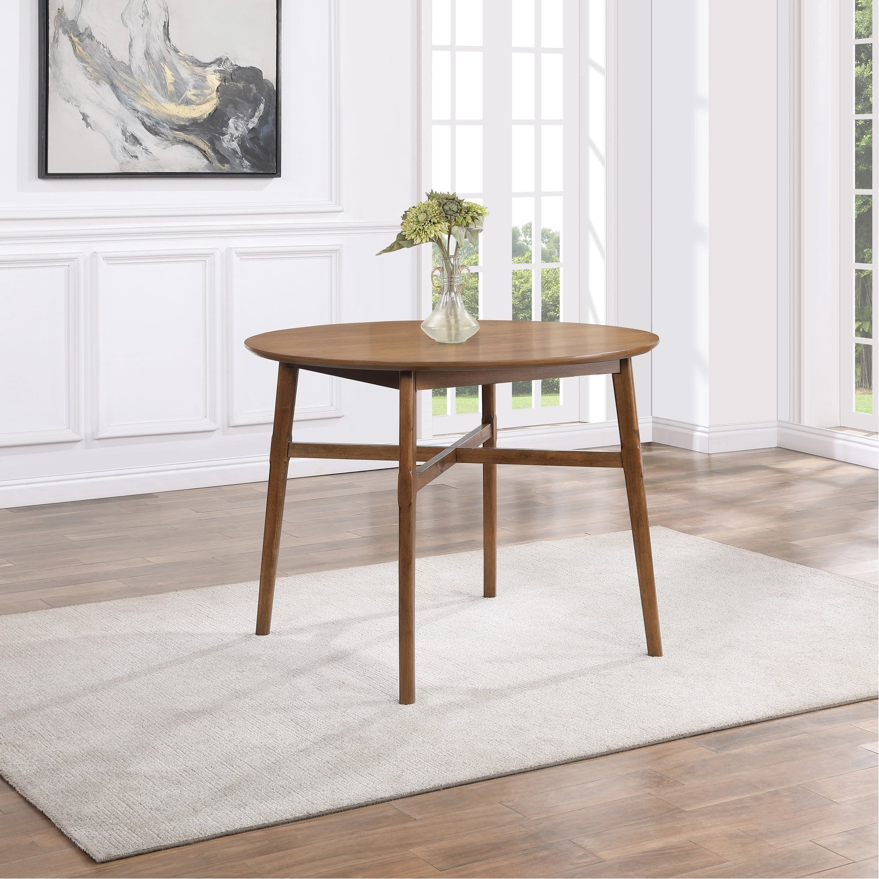Wood Main Component - Canted Chamfered Leg Design - Dining Room ...
