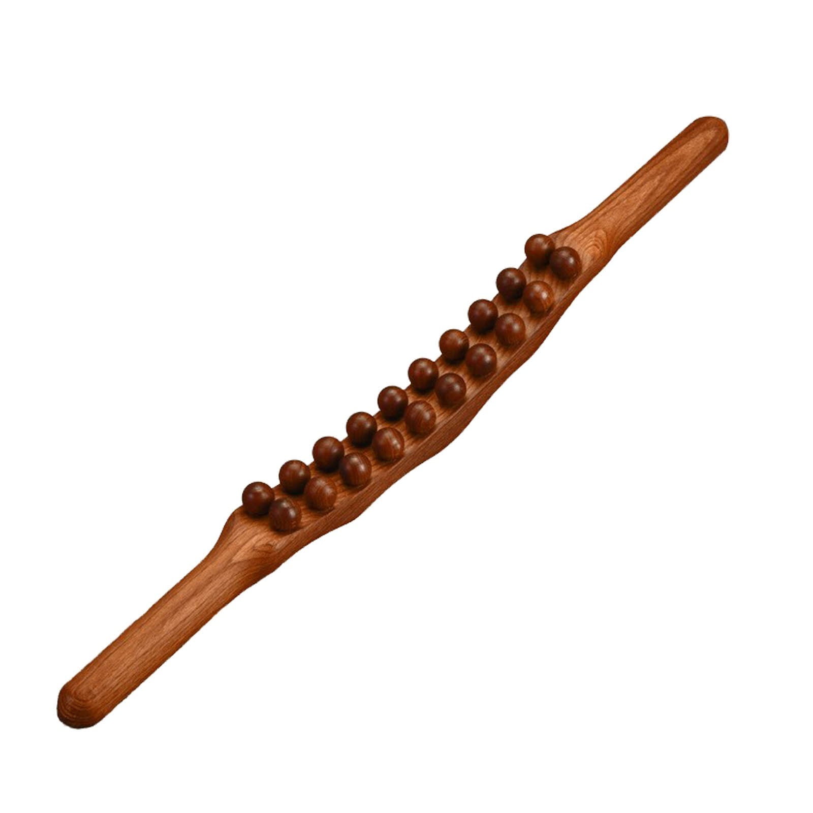 Wood Massage Sticks Wooden Gua Sha Massage Stick 20 Beads 585 Cm
