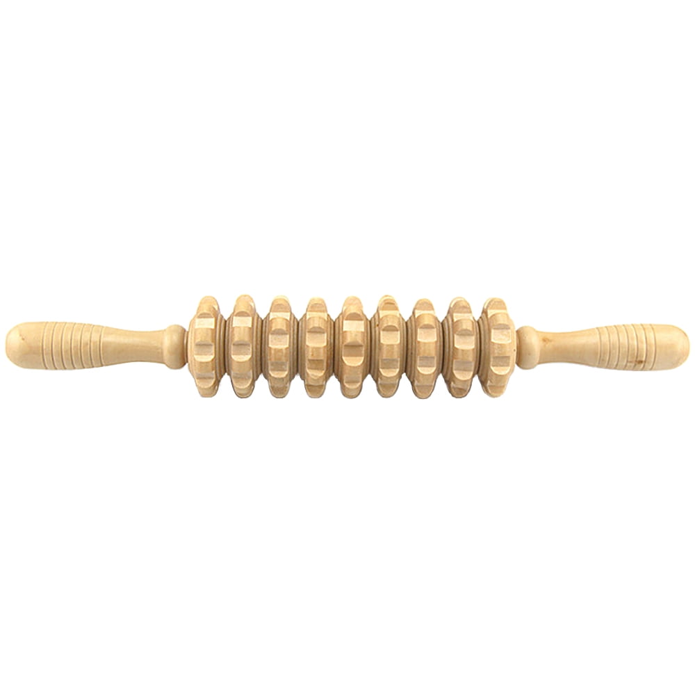 Wood Massager Roller Handheld Massage Trigger Point Muscle Release ...