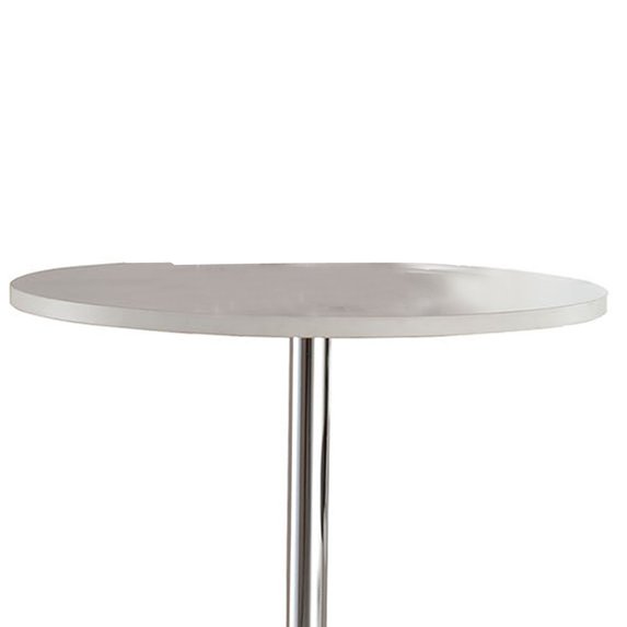 Wood & Metal Bar Table, White - Walmart.com