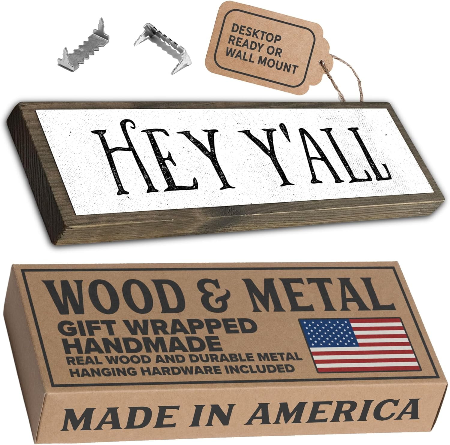 Wood & Metal Southern Sign – Weatherproof Indoor Outdoor Wall – Charm ...