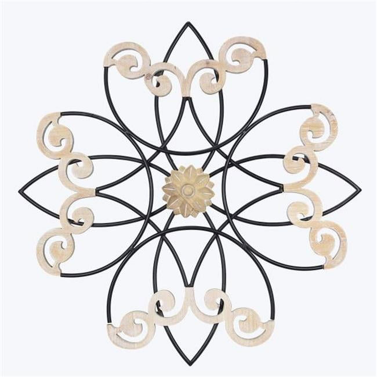 Wood & Metal Wall Medallion Decor - Walmart.com