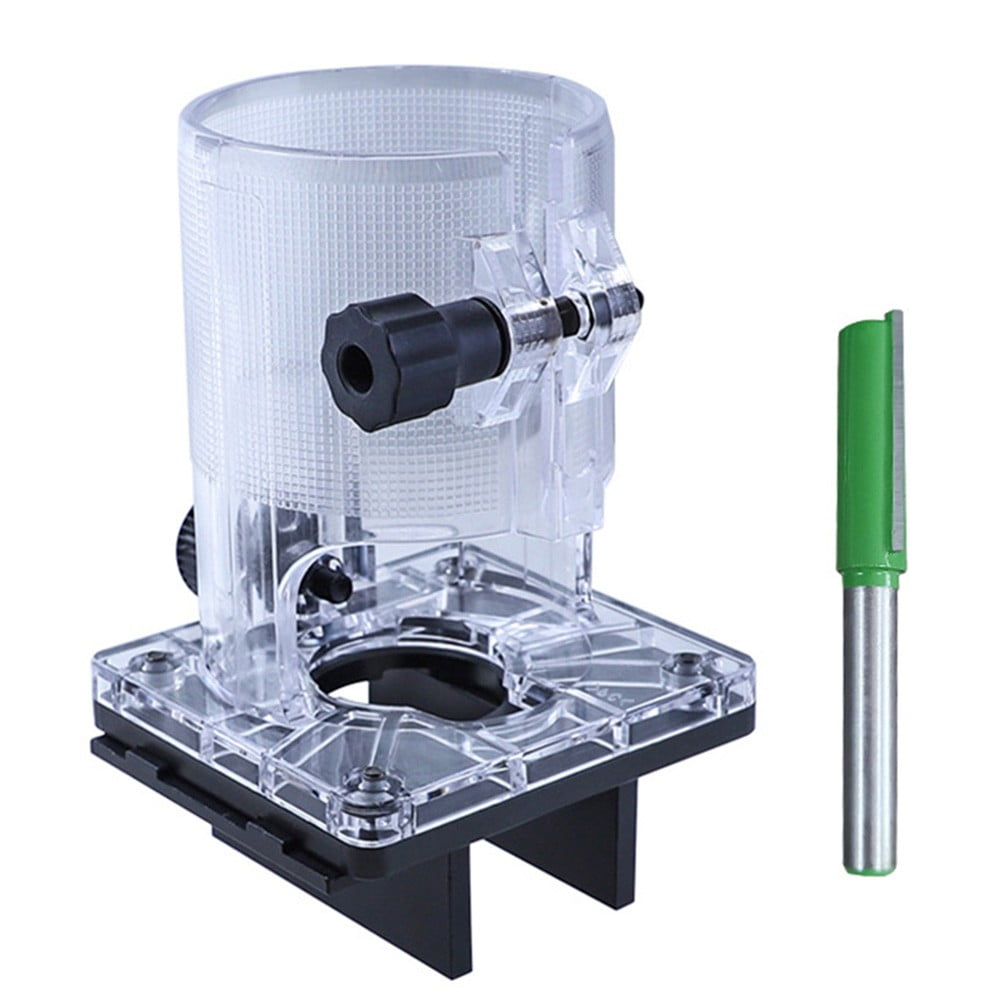 Wood Milling Base Slotting Guide Base for 65mm Trimming Machine 2 In 1 ...