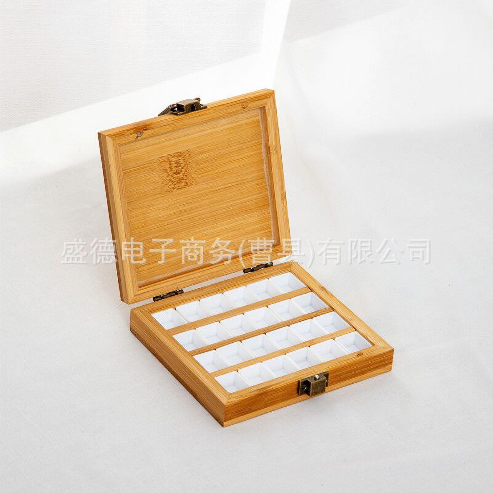 Wood Mixing Plate Watercolor Pigment Box Art Painting Color Mixing Case ...