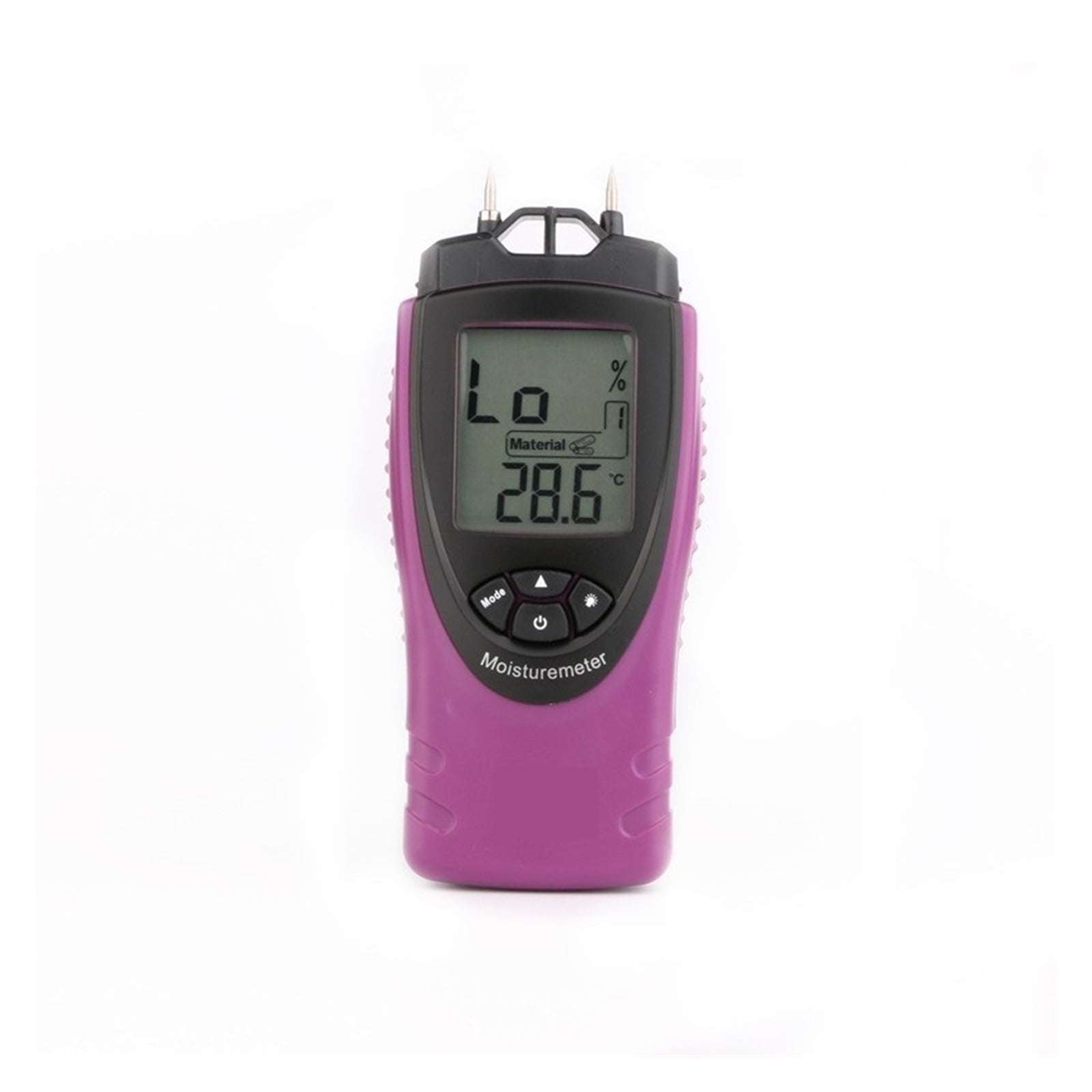 Wood Moisture Meter 0-54.8% 2 Pins LCD Digital Wood Humidity Meter 7 ...