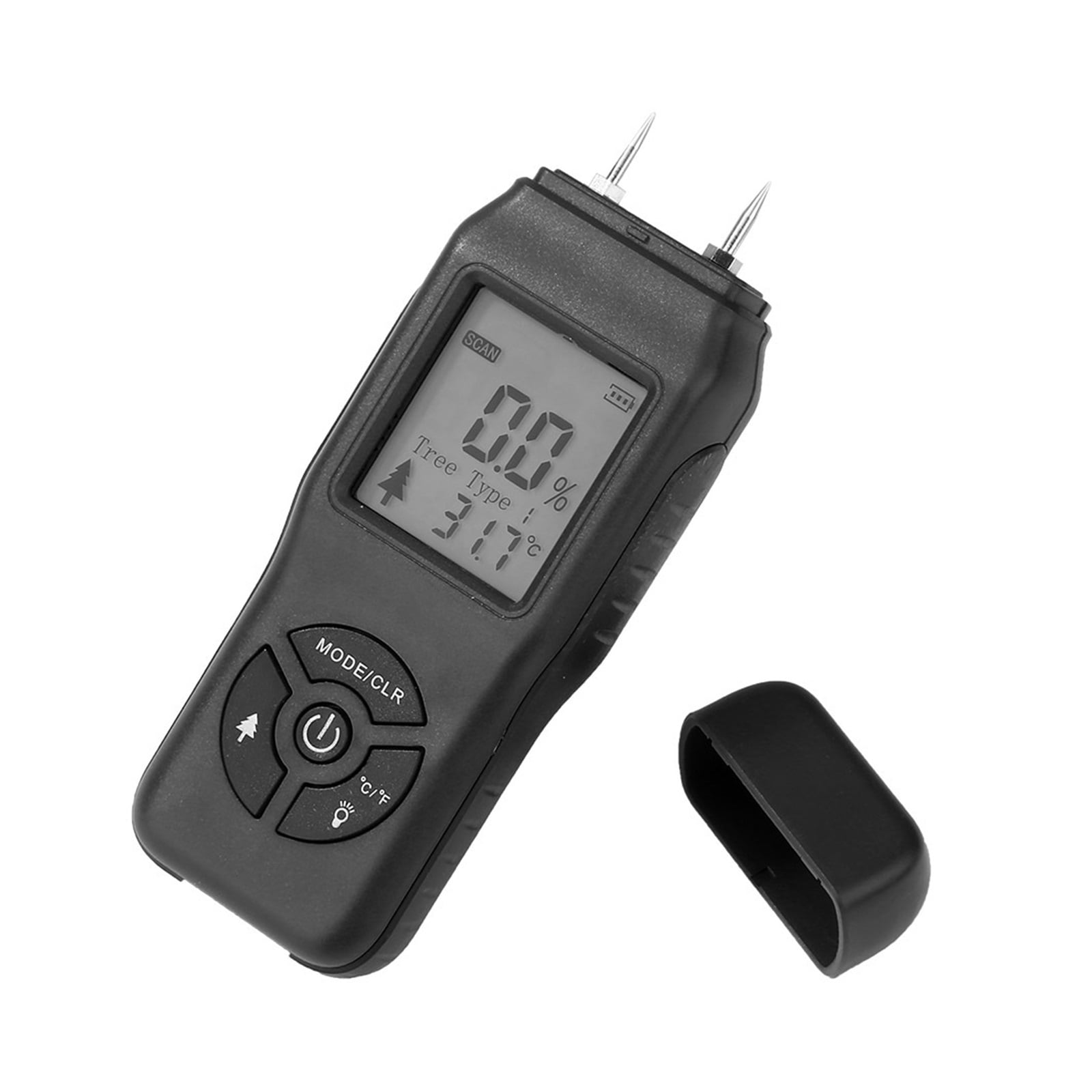 Wood Moisture Meter 2%~70% Digital Vochtige Detector Test Bamboo Paper ...