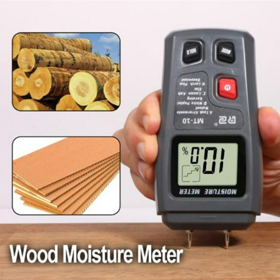 Wood Moisture Meter - Digital Logs Moisture Meter Damp Meter/ Wood ...