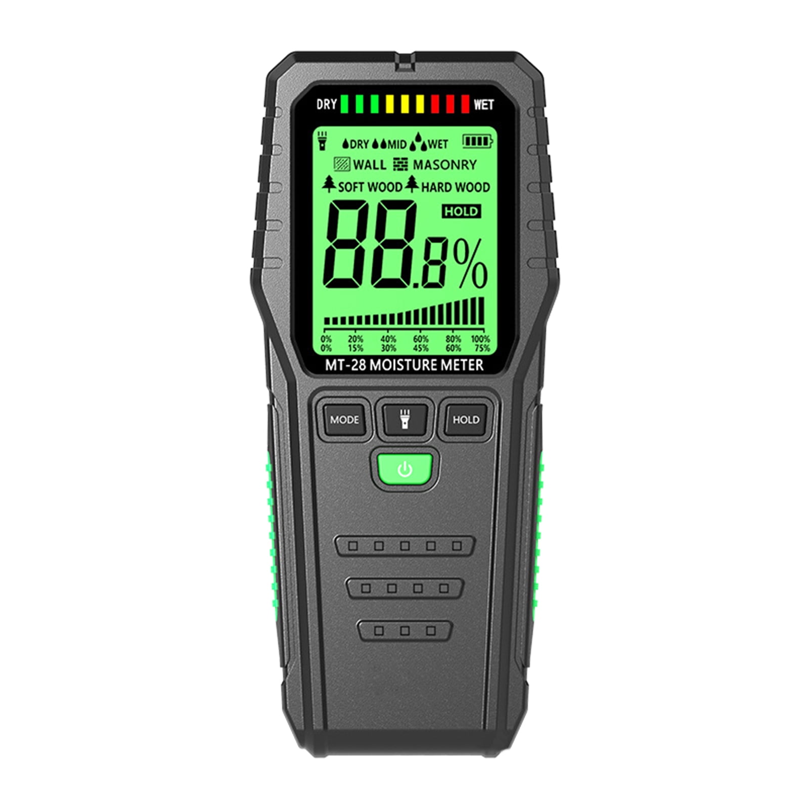 Wood Moisture Meter Digital Moisture Detector Moisture Tester Pinless ...